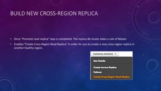 AWS multi-region DB design and deployment | PDF
