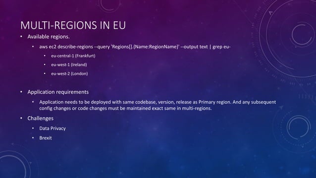 Aws Multi Region Db Design And Deployment Pdf Databases Computer