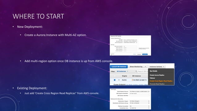 Aws Multi Region Db Design And Deployment Pdf Databases Computer Software And Applications