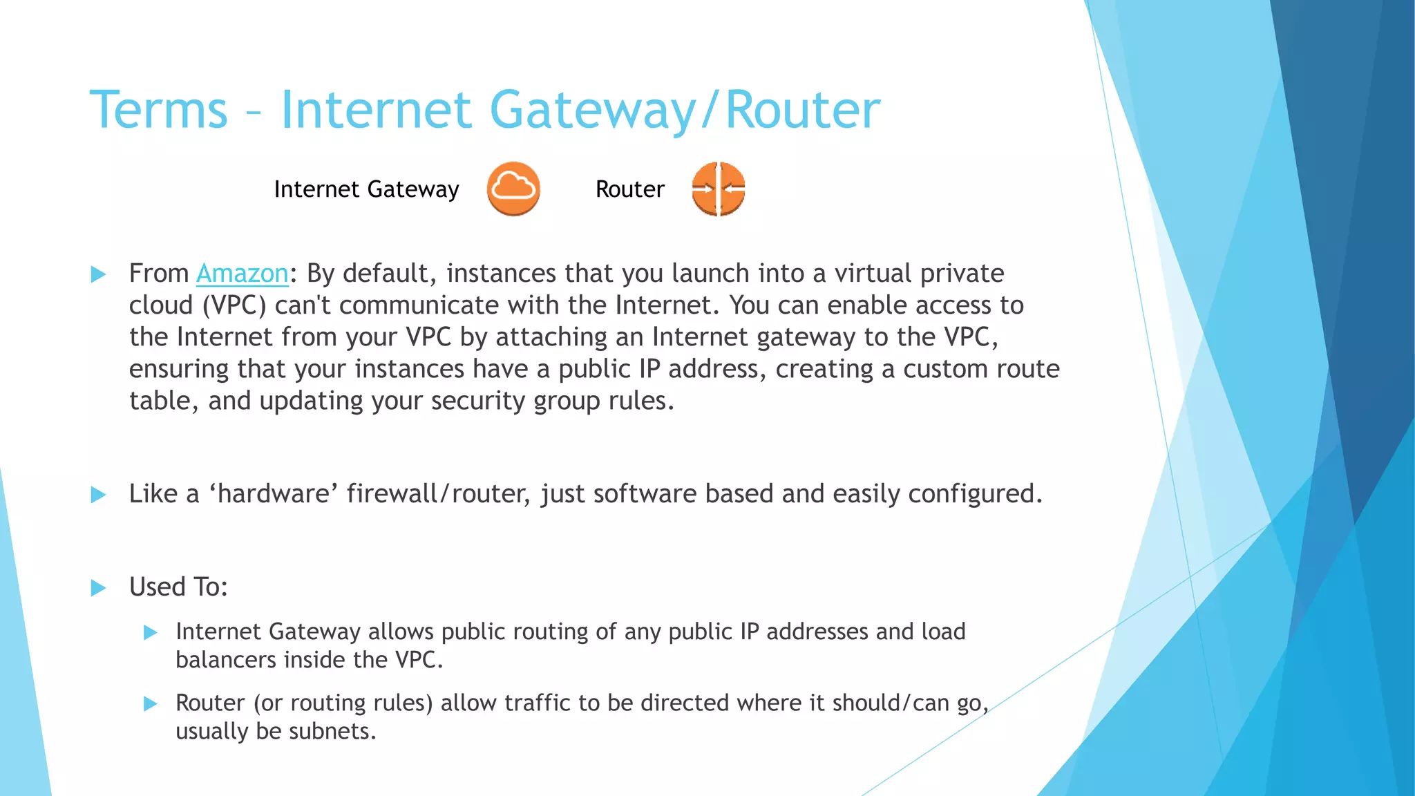 AWS Network Topology/Architecture | PPTX | Cloud Computing | Internet