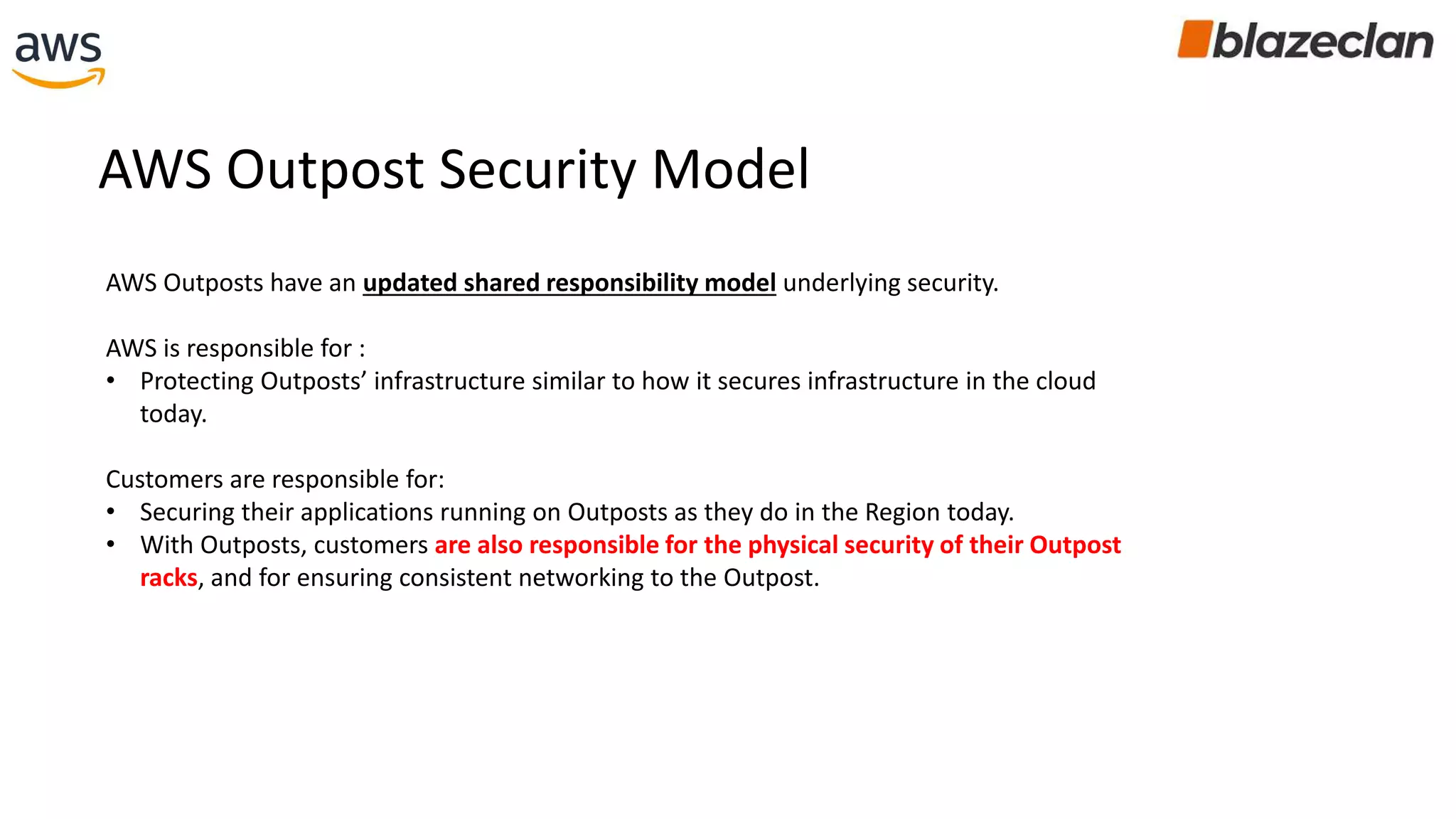 AWS Outpost is now GA | PPTX