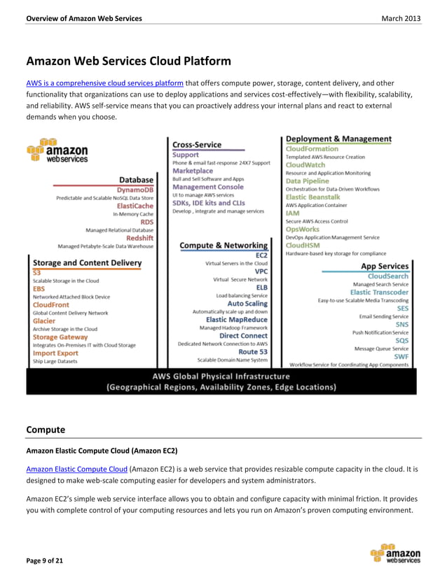 AWS Overview | PDF