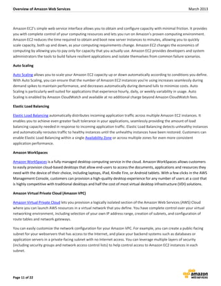 Aws overview | PDF