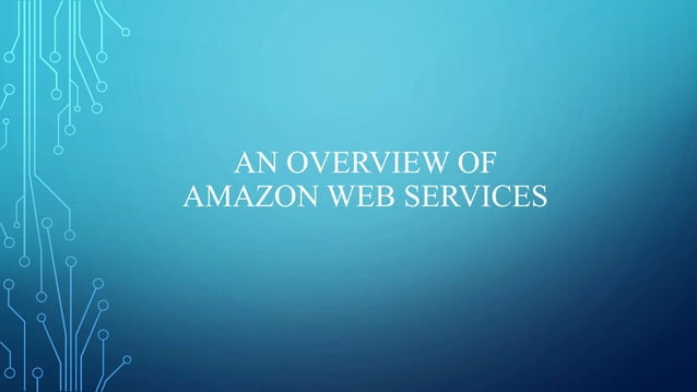 Aws overview | PPTX