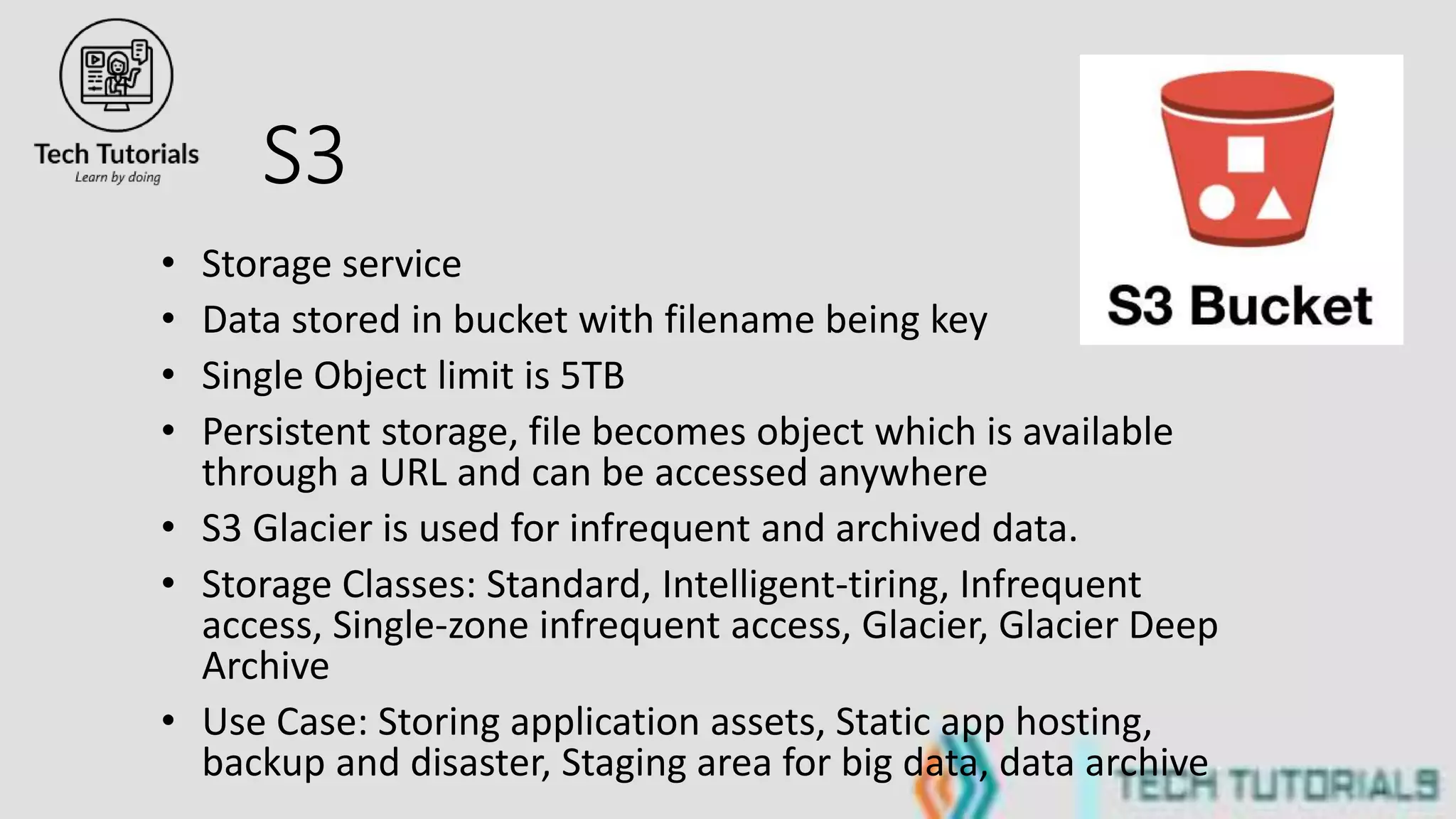 Brief theoretical overview on AWS Components | PPTX