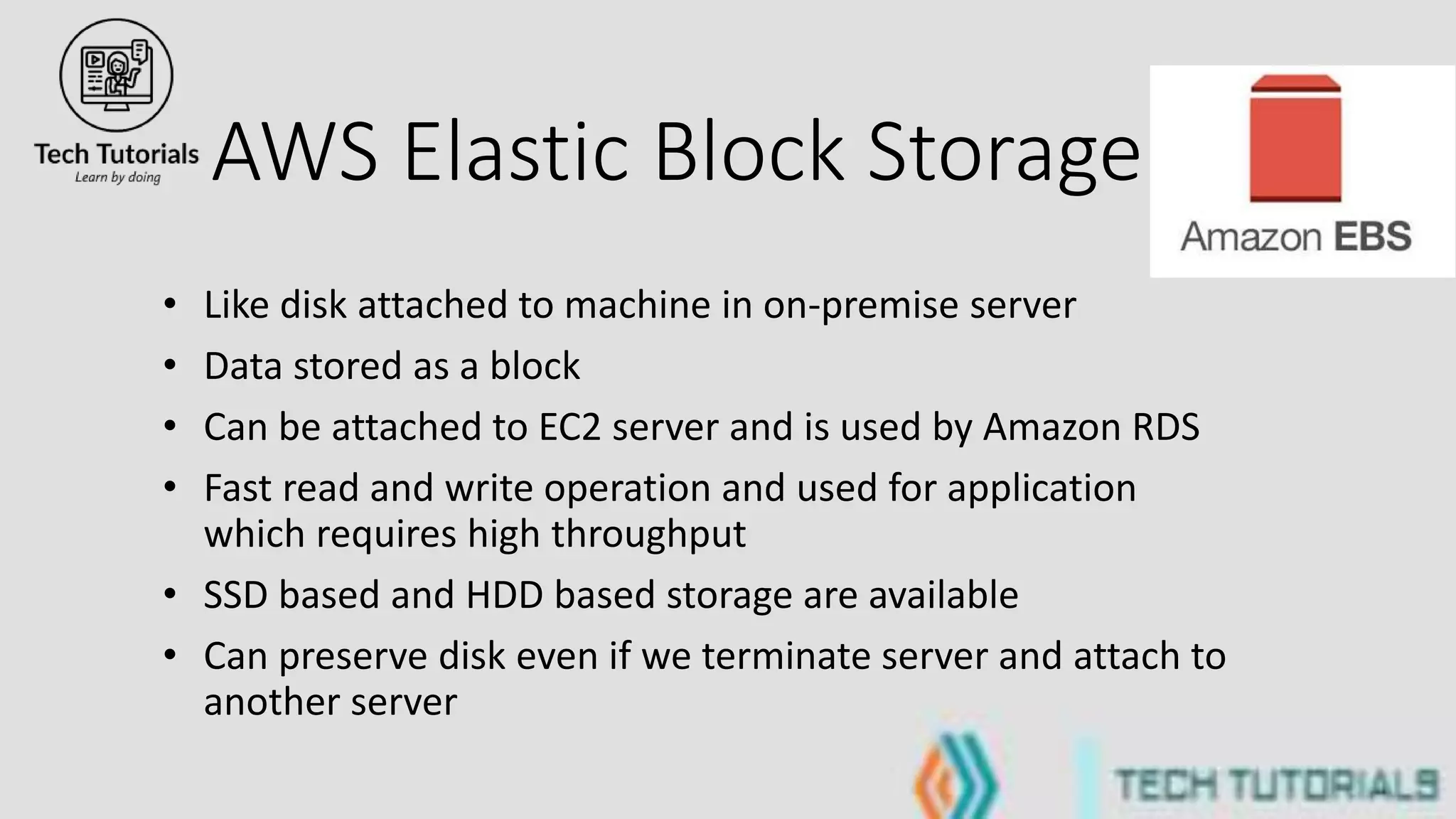 Brief theoretical overview on AWS Components | PPTX