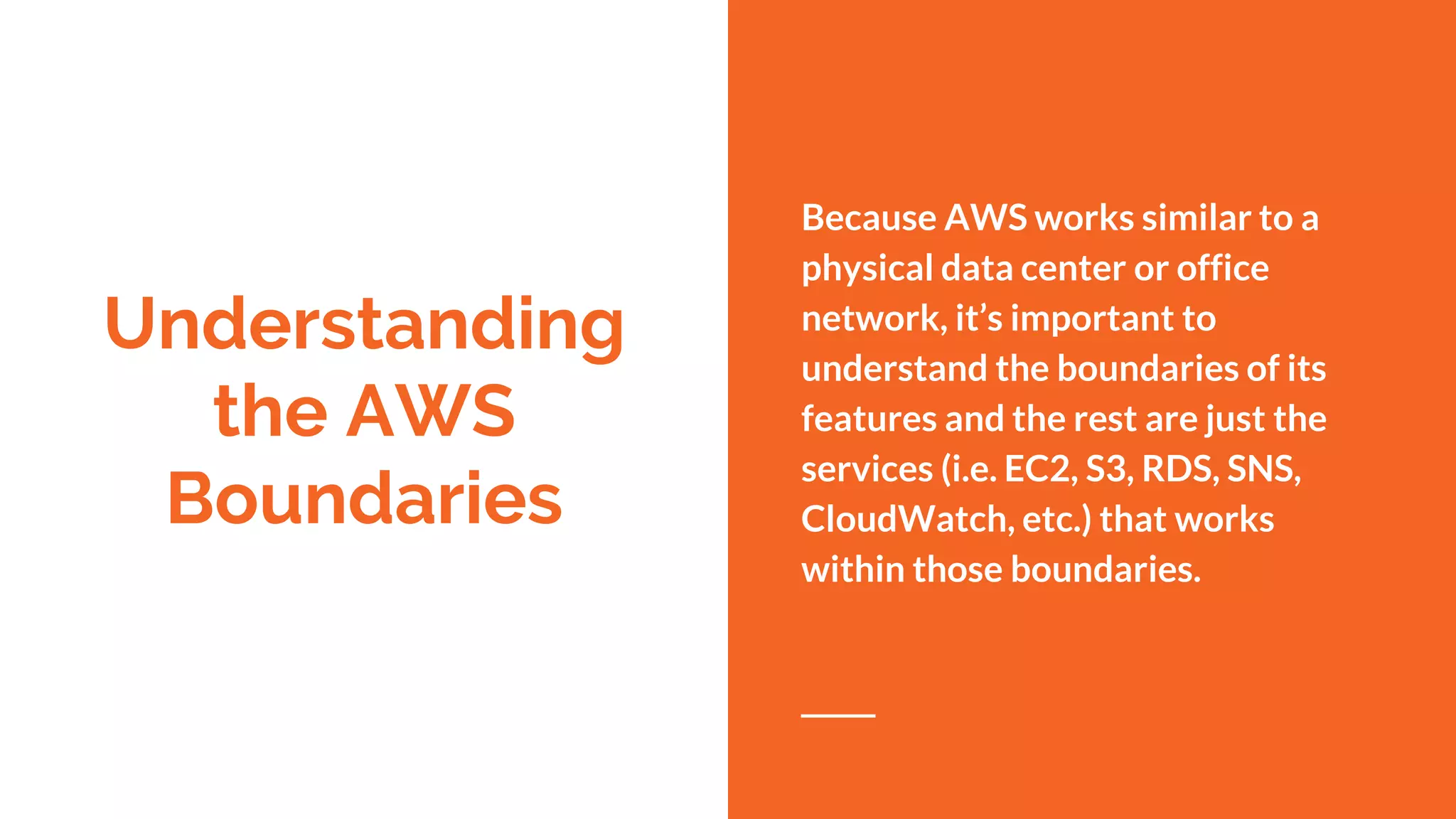 AWS Overview in a Single Diagram | PPTX