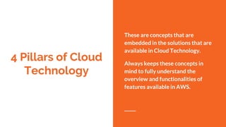 AWS Overview in a Single Diagram | PPTX