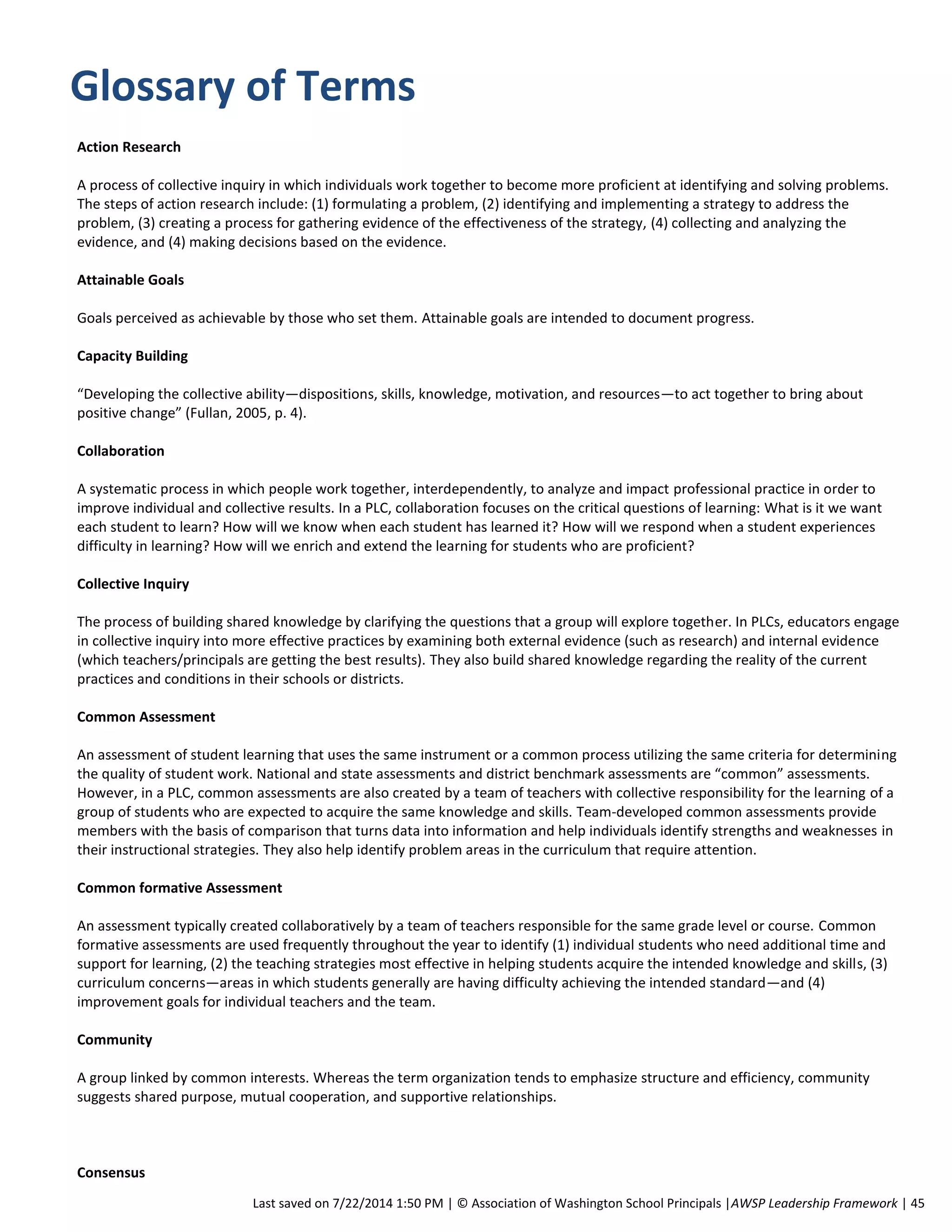 Awsp framework version_2.0 | PDF