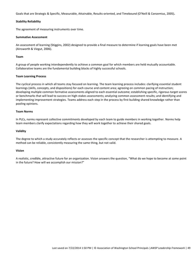 Awsp framework version_2.0 | PDF