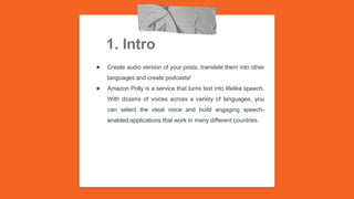 Amazon Polly for Drupal | PPTX