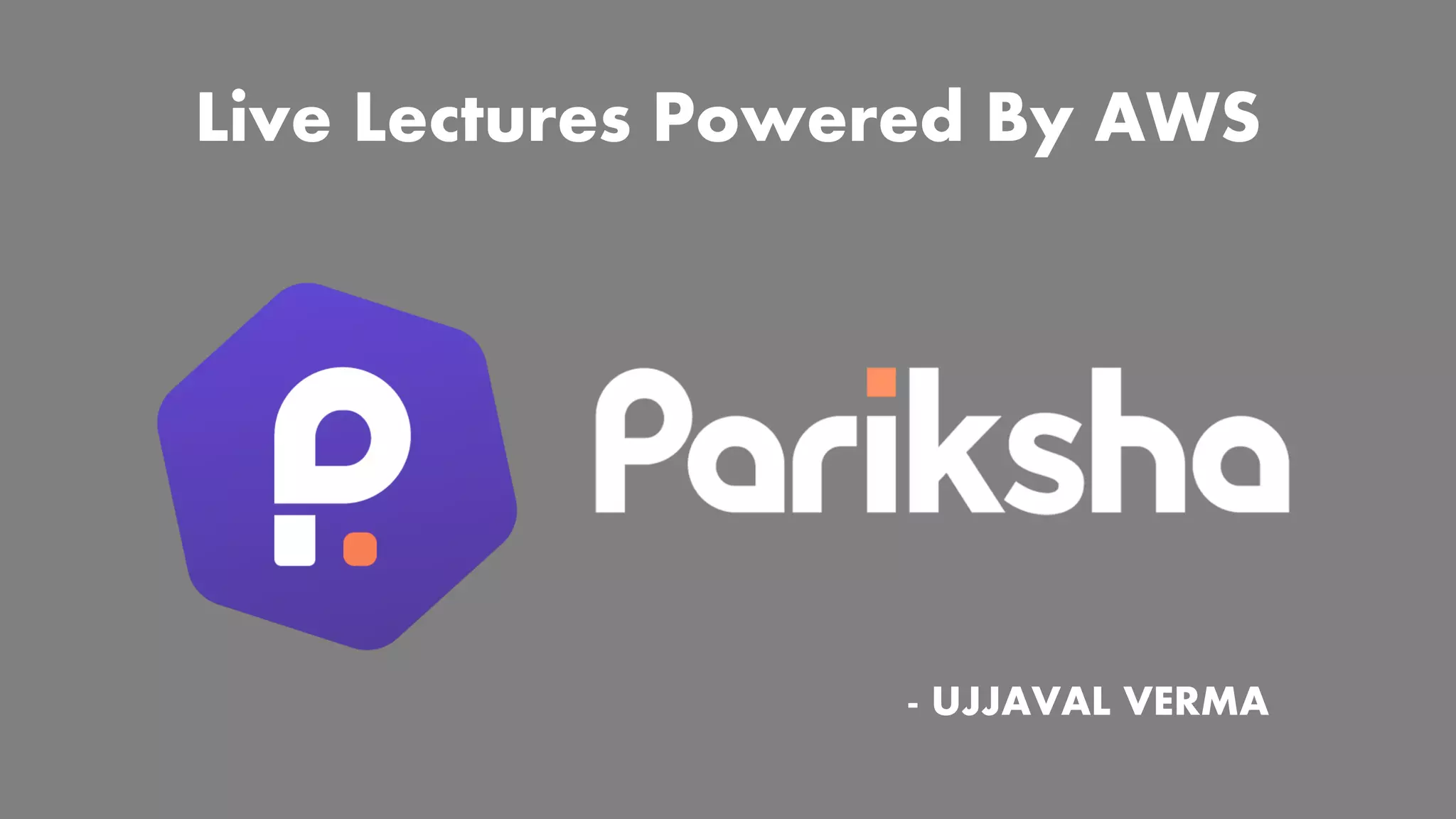 AWS powered online classes platform | PPT