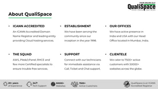 Managed AWS services from QualiSpace | PPT