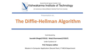 Diffie Hellman Key Exchange | PPTX