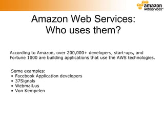 AWS Presentation | PPT