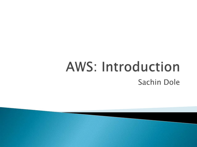 AWS: Introduction | PPT