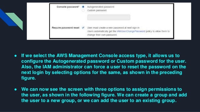 Creating an AWS IAM user using the AWS dashboard | PPTX