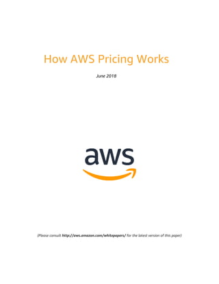 Aws pricing overview | PDF