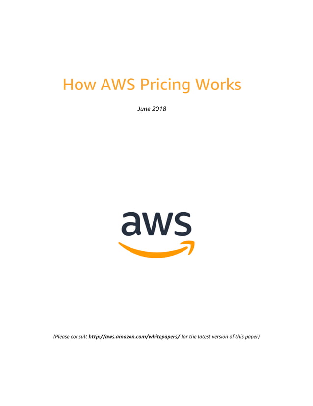Aws pricing overview | PDF