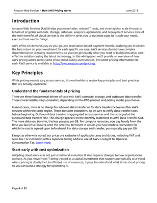 Aws pricing overview | PDF