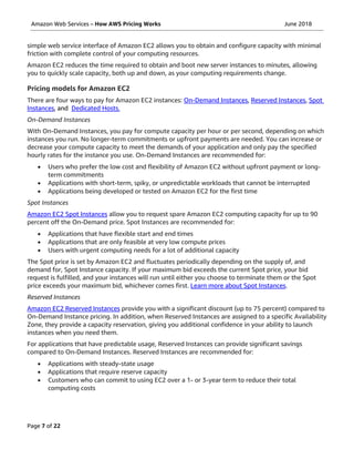 Aws pricing overview | PDF