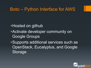 Real World AWS Deployment With Boto, Fabric, and Cloud Formation | PPTX