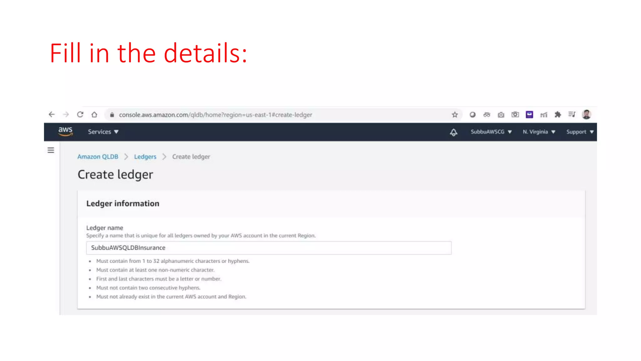 AWS Amazon Quantum Ledger Database (QLDB) | PPT