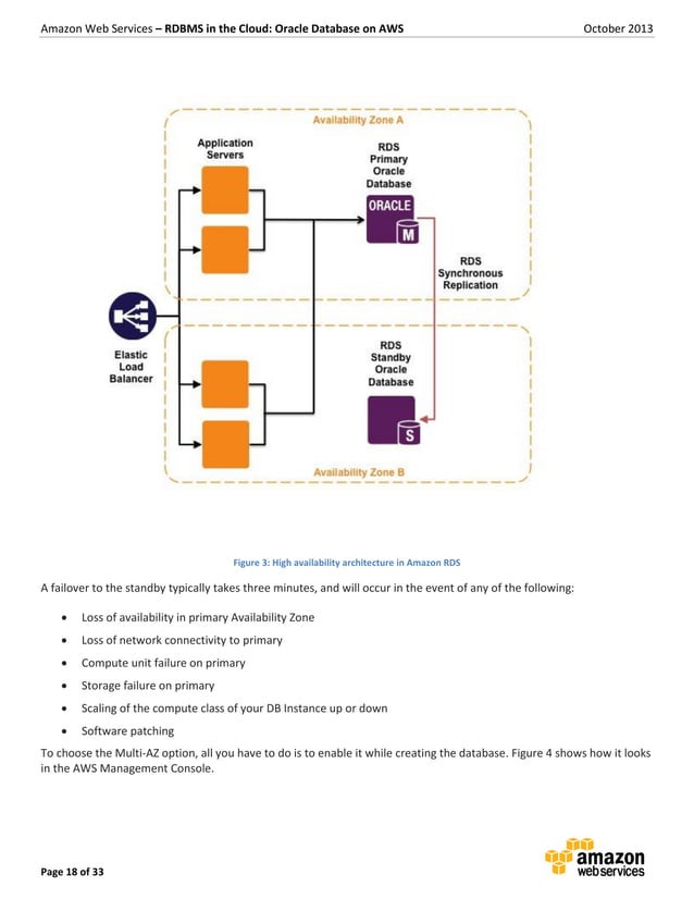 Aws rdbms oracle | PDF | Cloud Computing | Internet