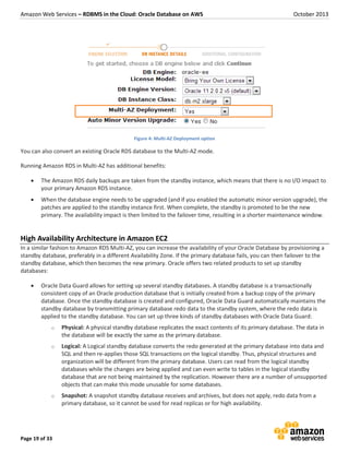 Aws rdbms oracle | PDF | Cloud Computing | Internet