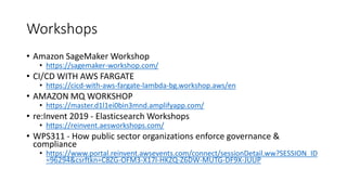AWS re:Invent 2019 | PPTX