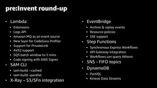 AWS re:Invent 2020 Serverless Recap | PPT