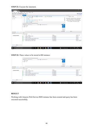 AWS Relational Database Instance | PDF