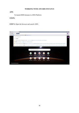 AWS Relational Database Instance | PDF