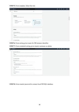 AWS Relational Database Instance | PDF