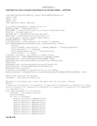 AWS IoT project | PDF | Cloud Computing | Internet