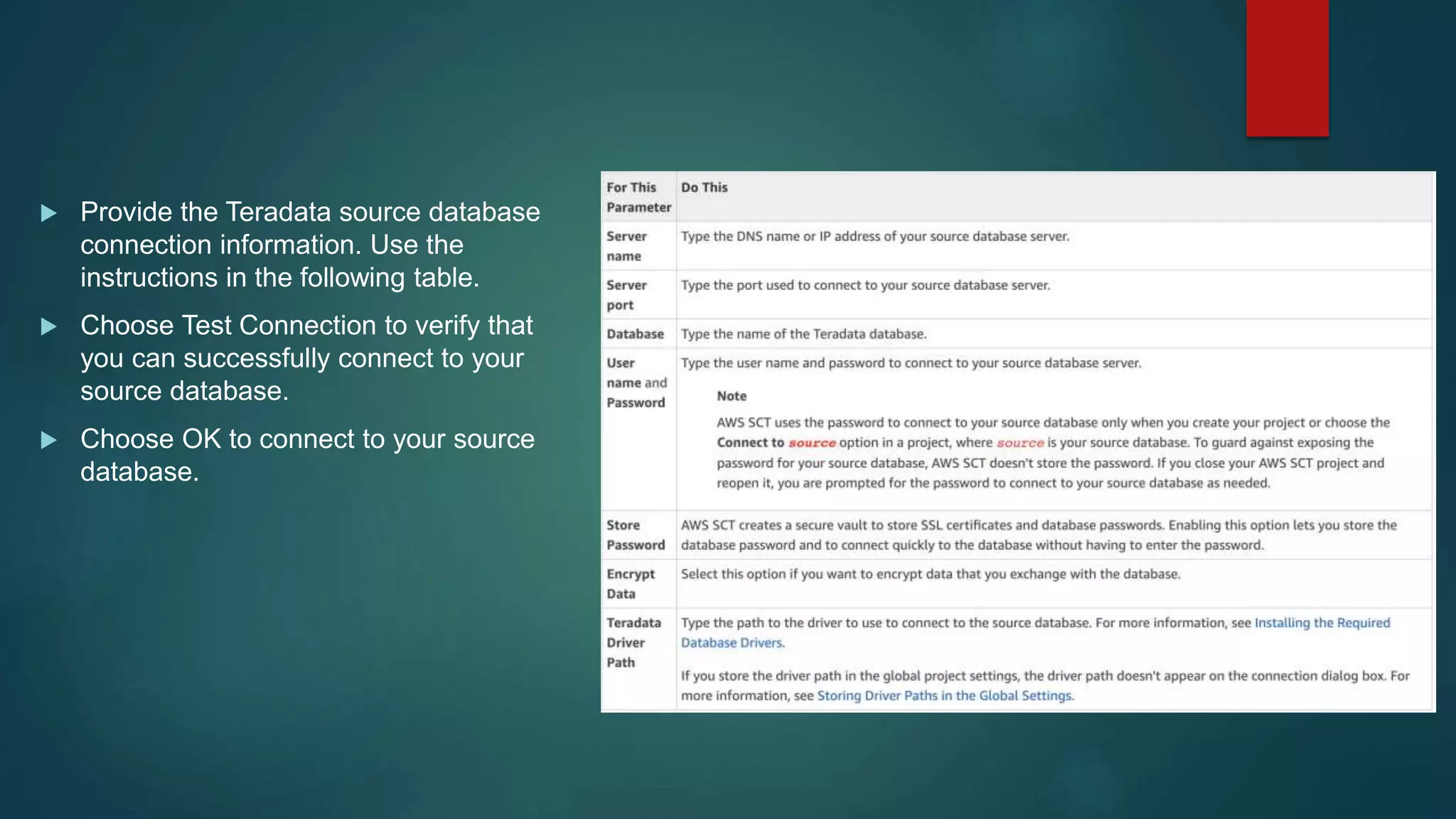 Aws Schema Conversion Tool Ppt