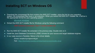 Aws schema conversion tool | PPT