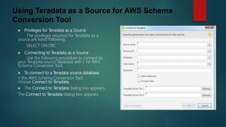 Aws schema conversion tool | PPT