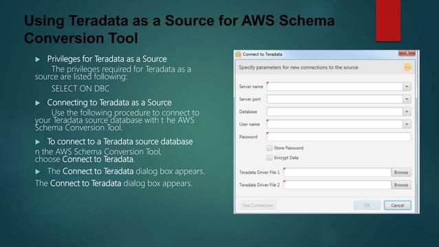 Aws Schema Conversion Tool Ppt
