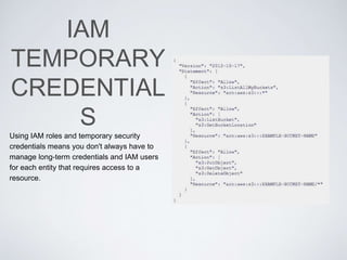 AWS Security Overview | PPTX | Cloud Computing | Internet
