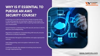 AWS Security Certification - Network Kings | PDF