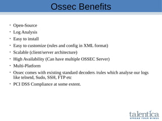 Aws security with HIDS, OSSEC | PPT