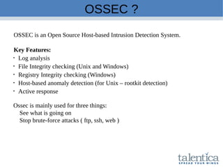 Aws security with HIDS using Ossec | PPT