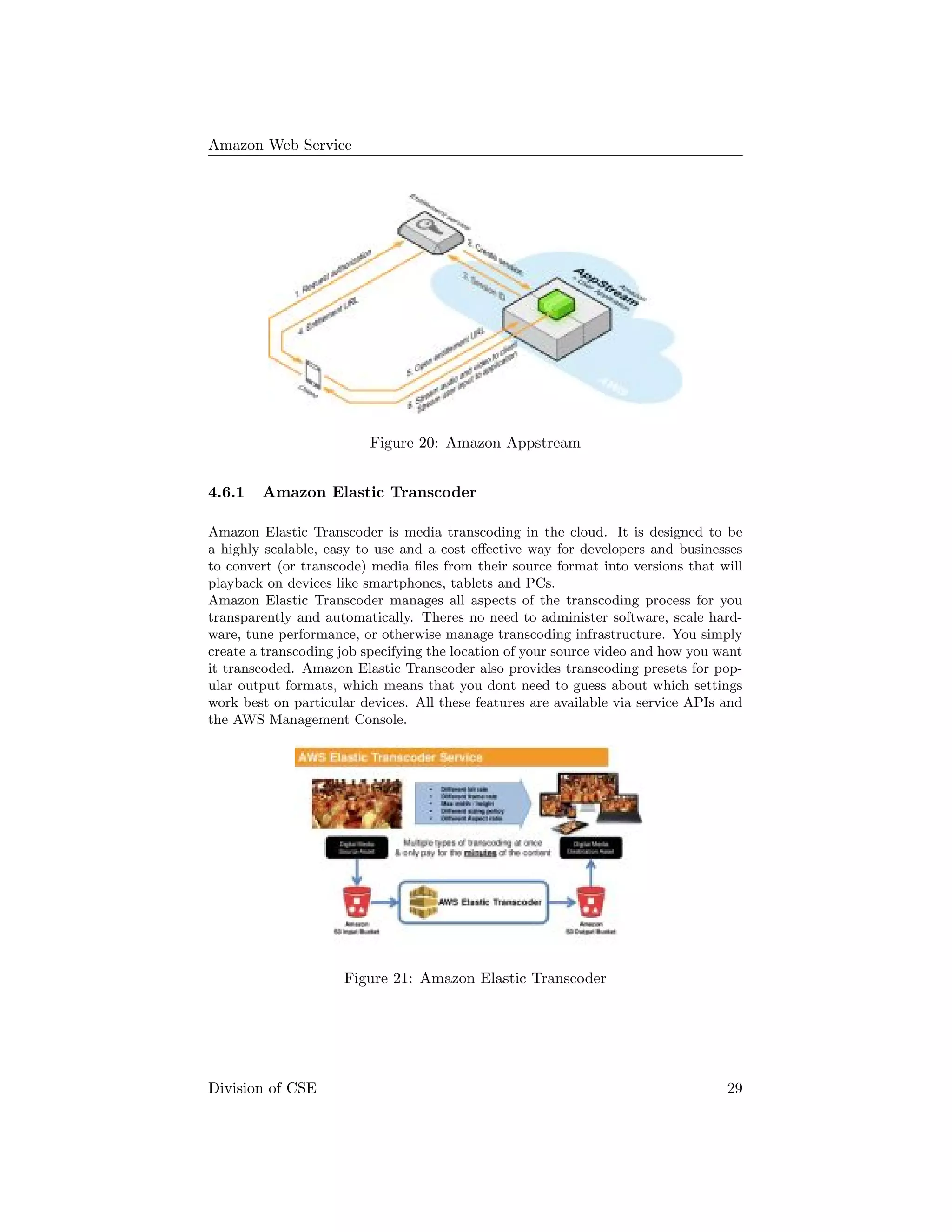 Aws seminar report | PDF