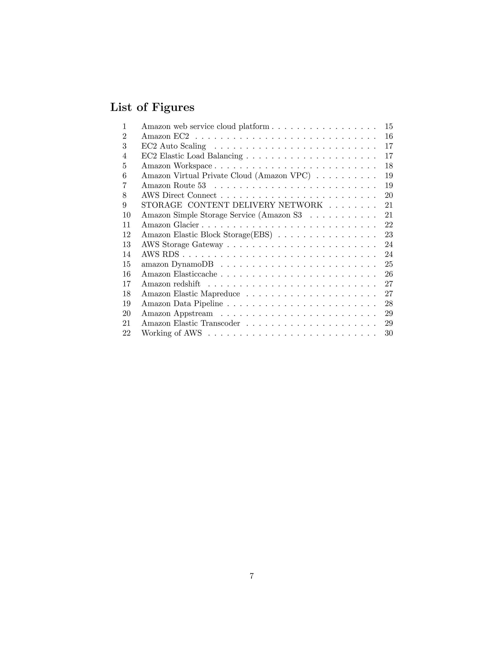 Aws seminar report | PDF