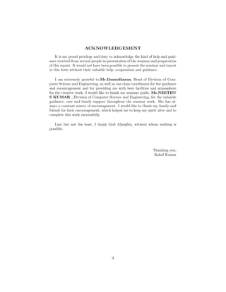 Aws seminar report | PDF