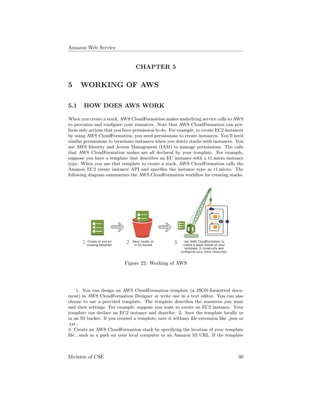 Aws seminar report | PDF