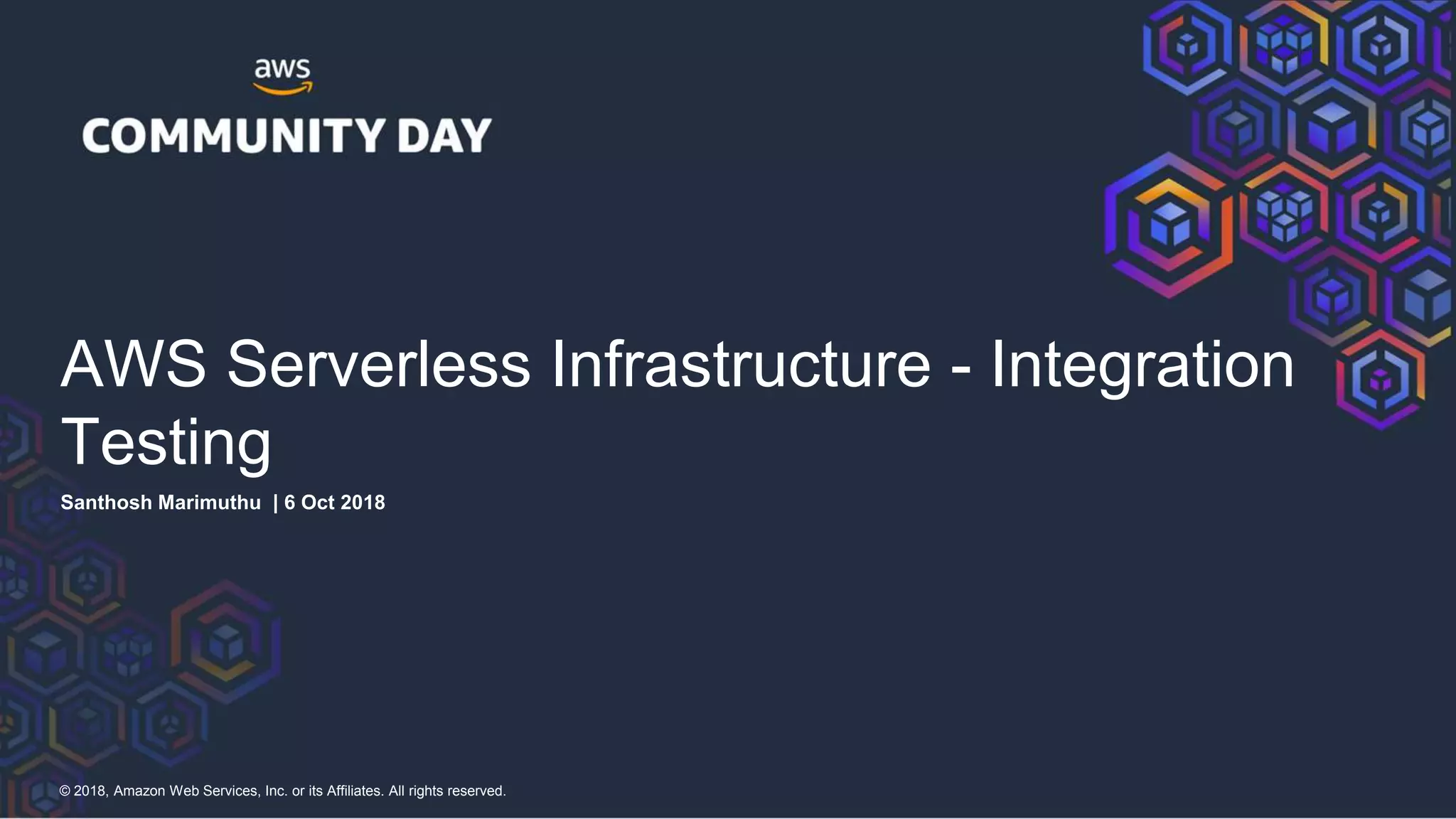 Aws Serverless Infrastructure Integration Testing Ppt 9556