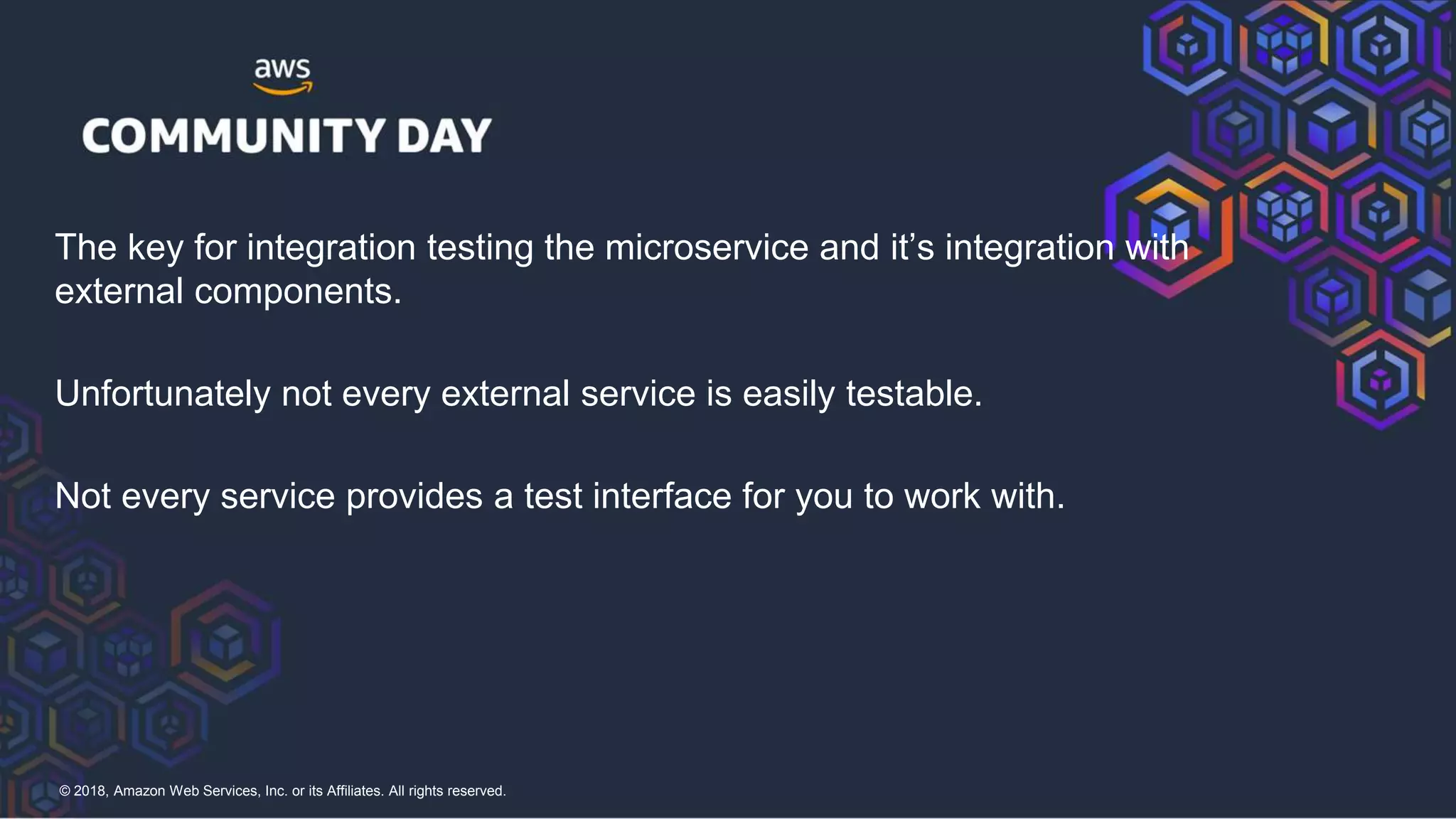 Aws Serverless Infrastructure Integration Testing Ppt 