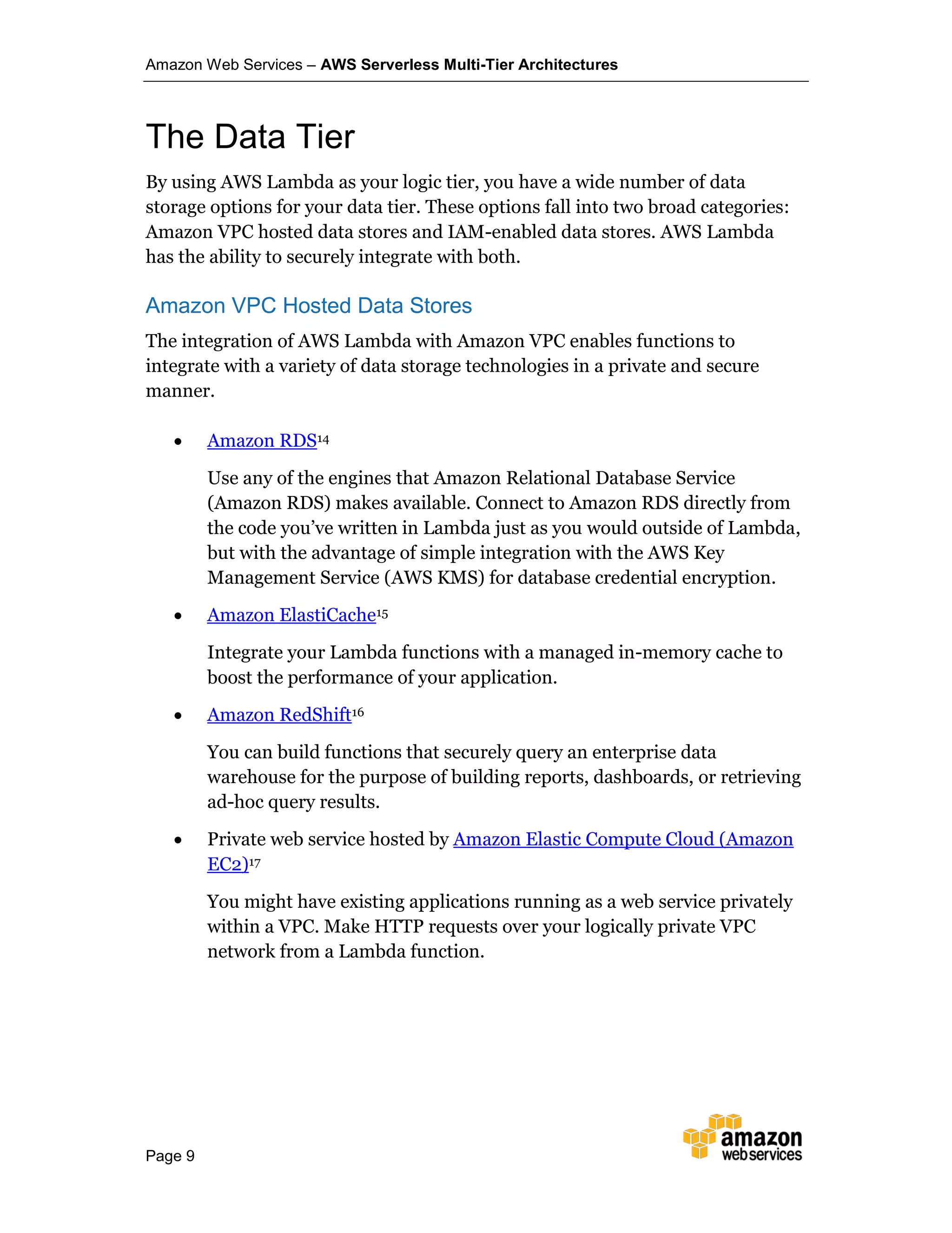 Aws serverless multi-tier_architectures | PDF